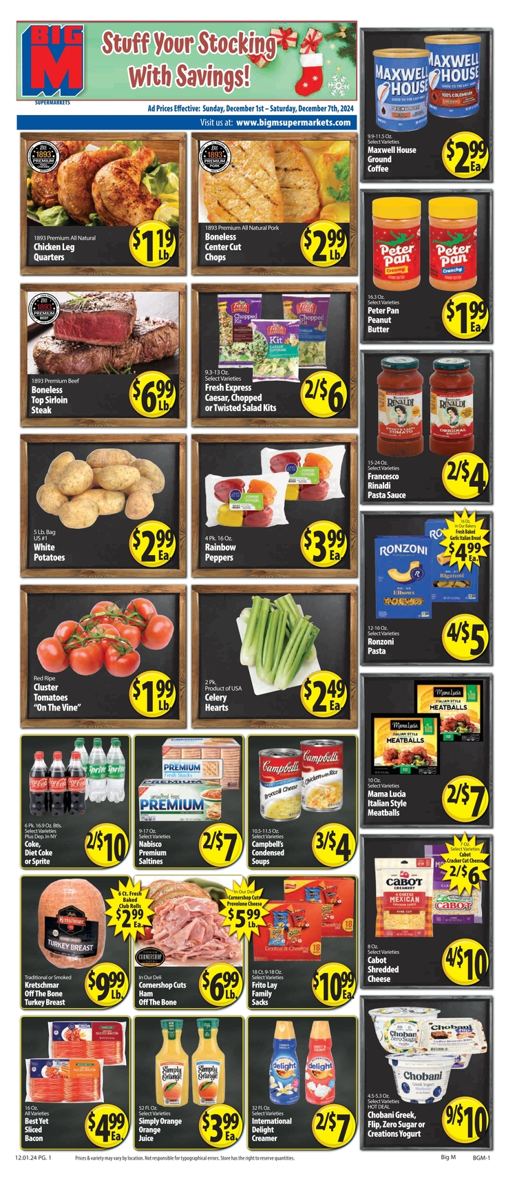 Print Weekly Specials | Big M Supermarkets | Seneca Knolls Big M ...